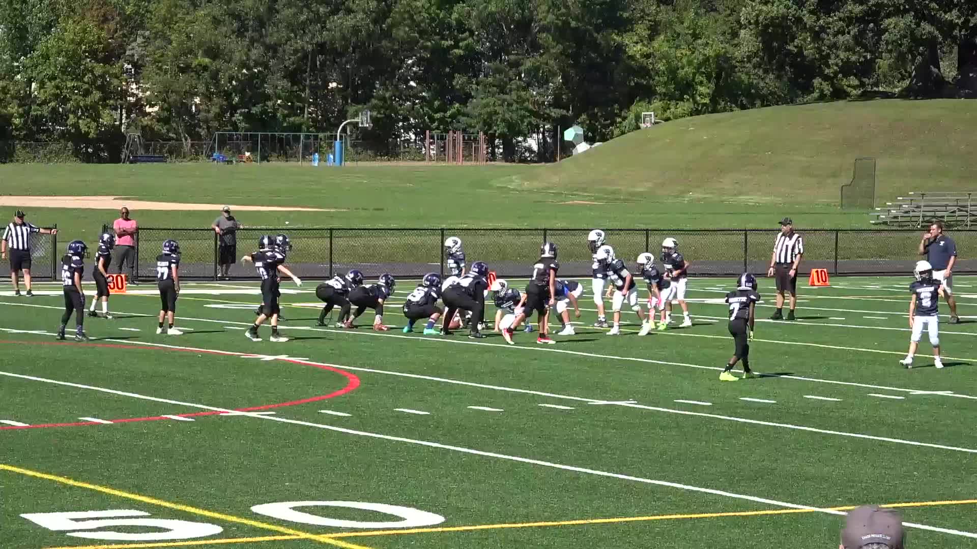 Gavin Downes 65 yard TD 9-17-23 5th - Westport PAL highlights - Hudl