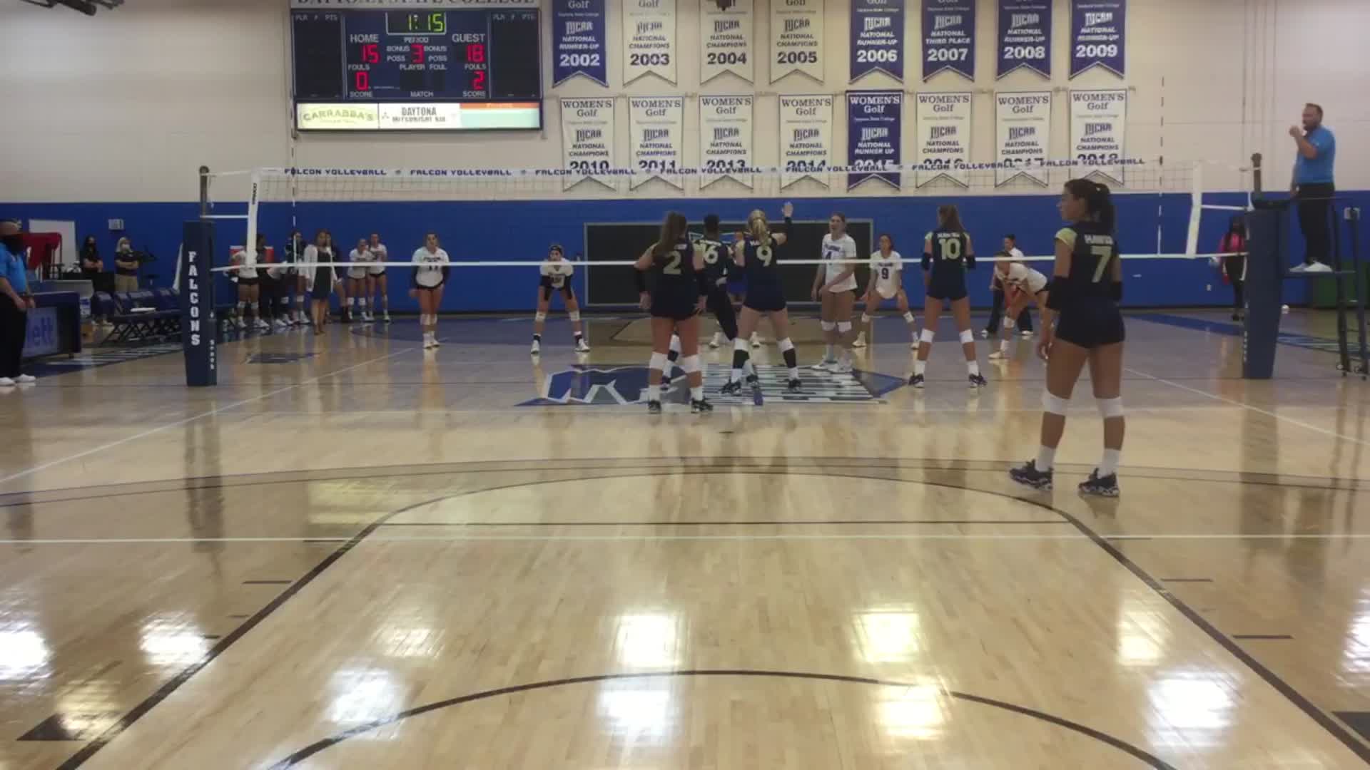 Libero digs vs Daytona State - Ana Oro highlights - Hudl