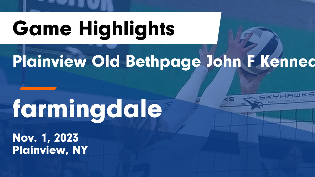 Plainview Old Bethpage John F Kennedy vs farmingdale Game Highlights ...