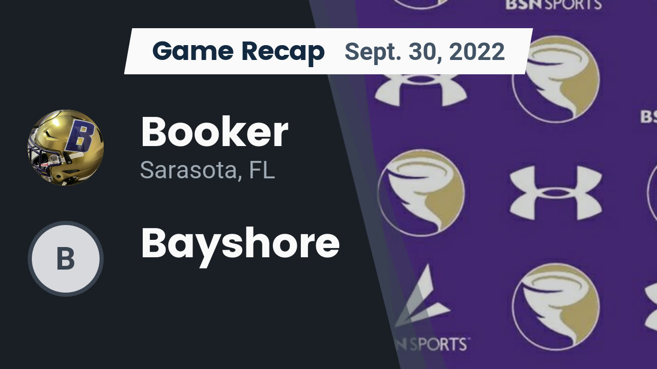 Recap: Booker vs. Bayshore 2022 - Booker highlights - Hudl
