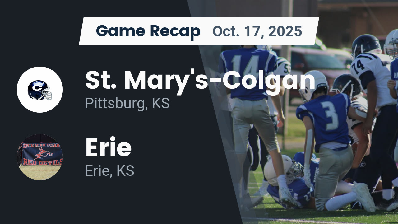 Recap: St. Mary's-Colgan vs. Erie 2025 - St. Mary's-Colgan highlights ...