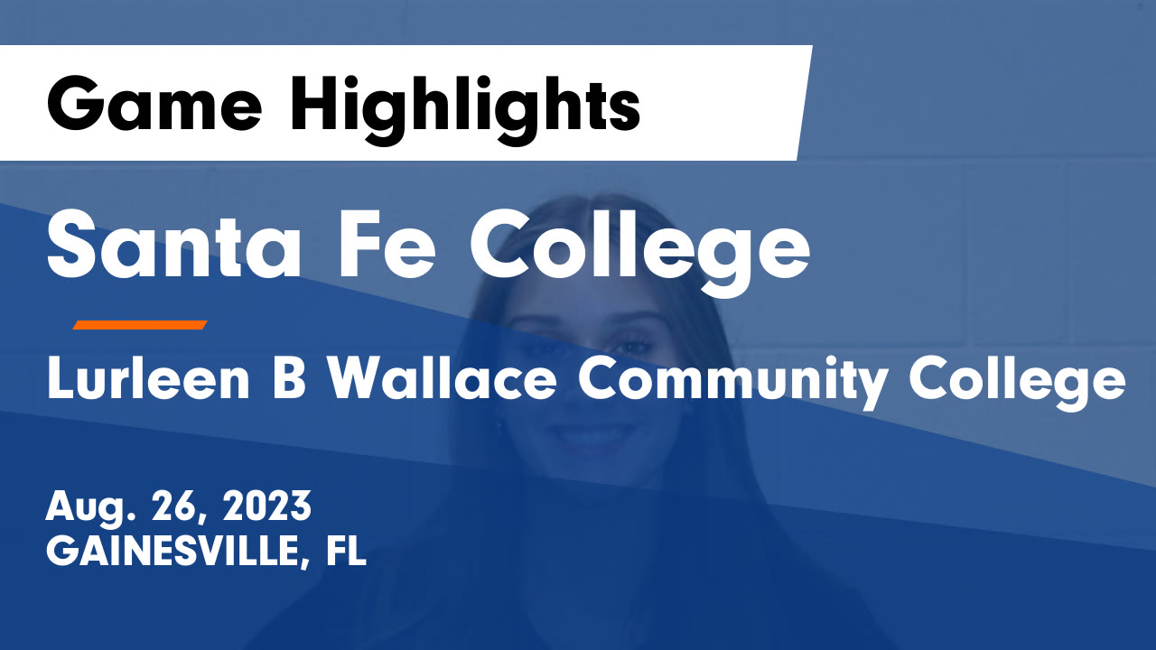 Santa Fe College vs Lurleen B Wallace Community College Game Highlights ...