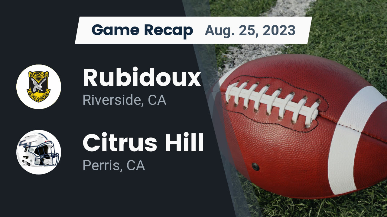 Rubidoux (Jurupa Valley, CA) High School Sports - Football, Basketball ...