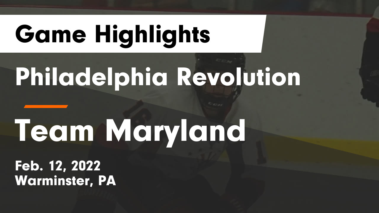Philadelphia Revolution vs Team Maryland Game Highlights - Feb. 12 ...