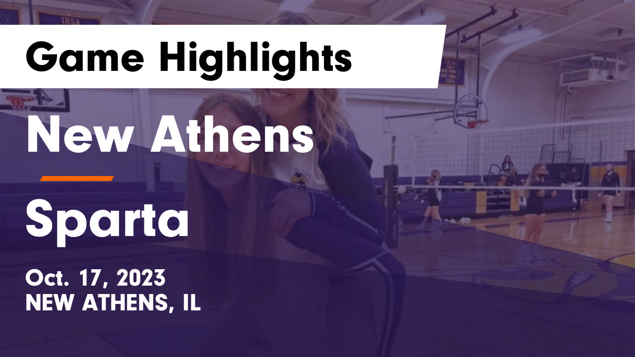 New Athens vs Sparta Game Highlights - Oct. 17, 2023 - New Athens High ...