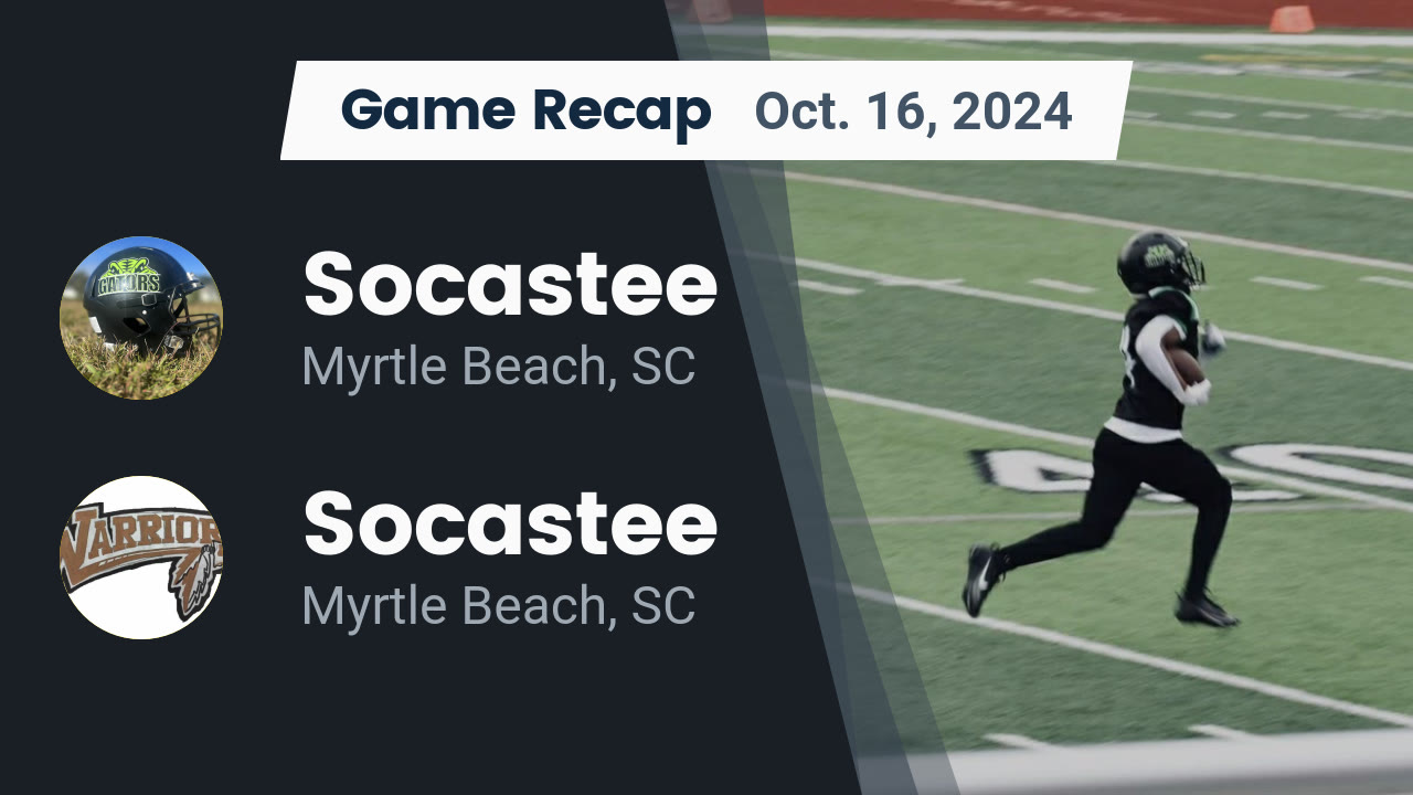 Recap: Socastee vs. Socastee 2024 - Socastee High School highlights - Hudl
