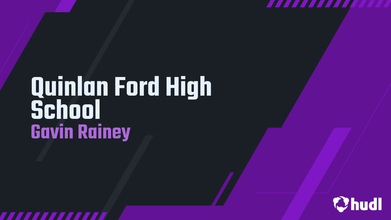 Quinlan Ford High School - Gavin Rainey highlights - Hudl