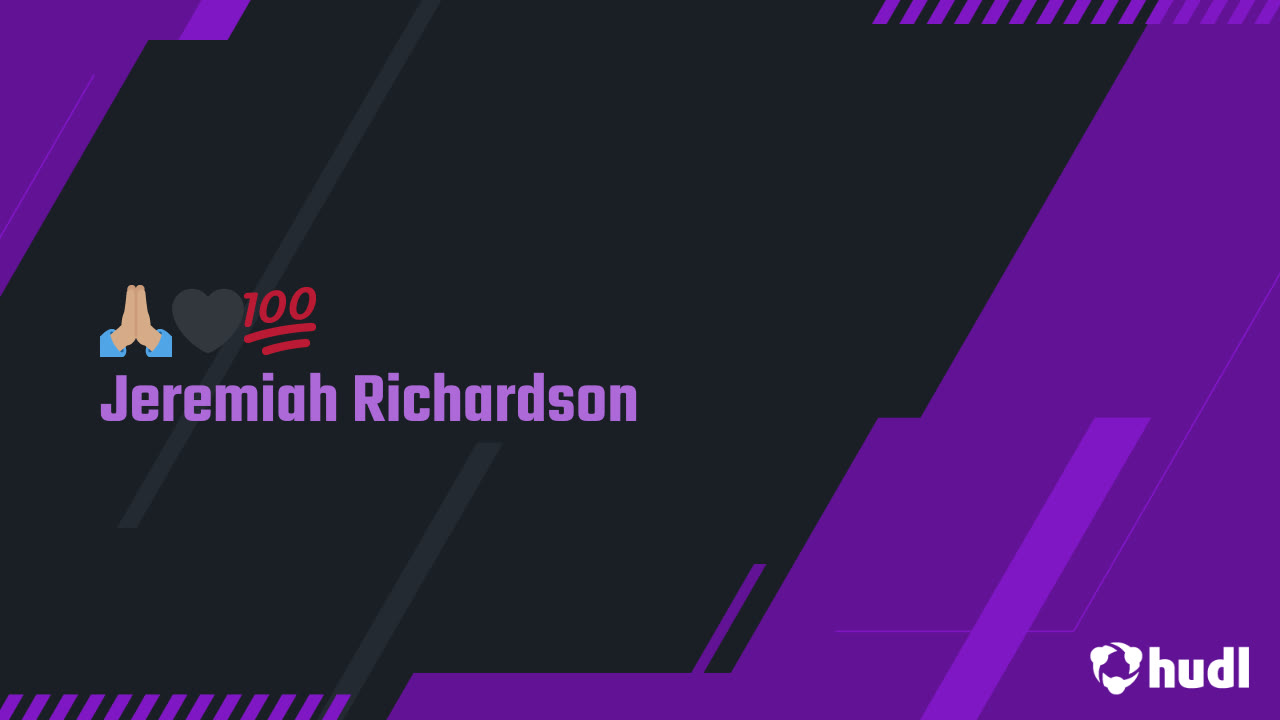 - Jeremiah Richardson highlights - Hudl