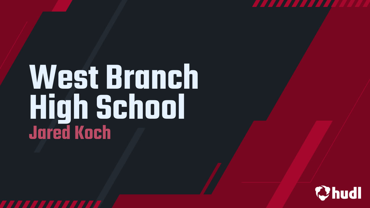 West Branch High School - Jared Koch highlights - Hudl