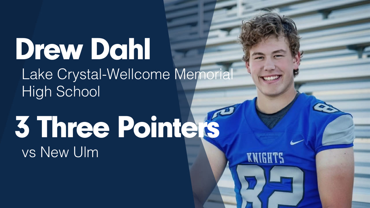 3 Three Pointers vs New Ulm - Drew Dahl highlights - Hudl