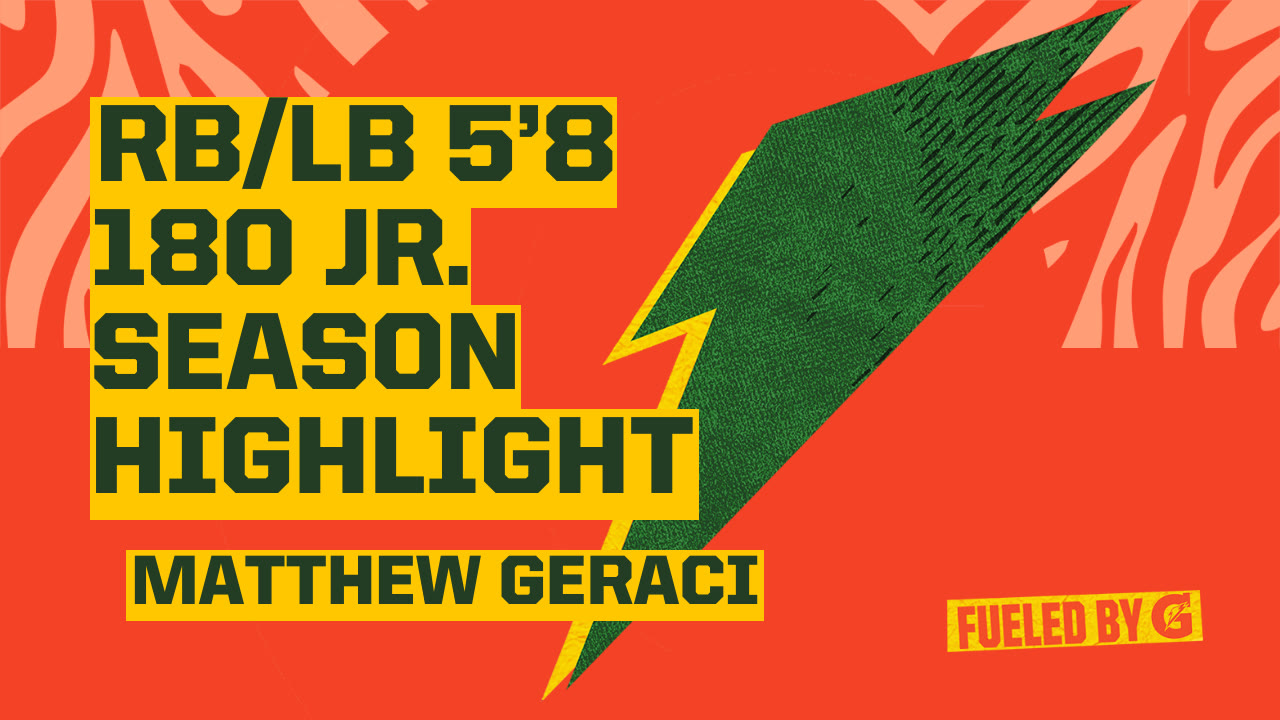 RB/LB 5’8 180 JR. Season Highlight - Matthew Geraci highlights - Hudl