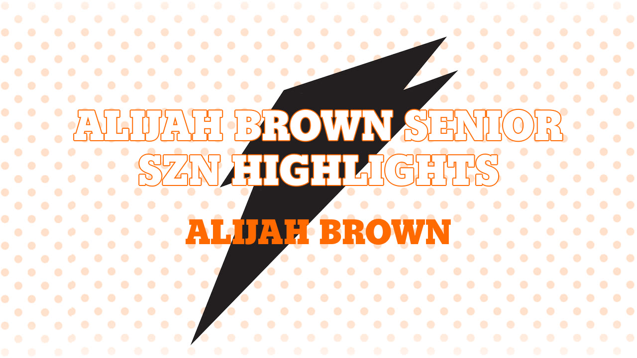 Alijah Brown Senior Szn Highlights - Alijah Brown highlights - Hudl