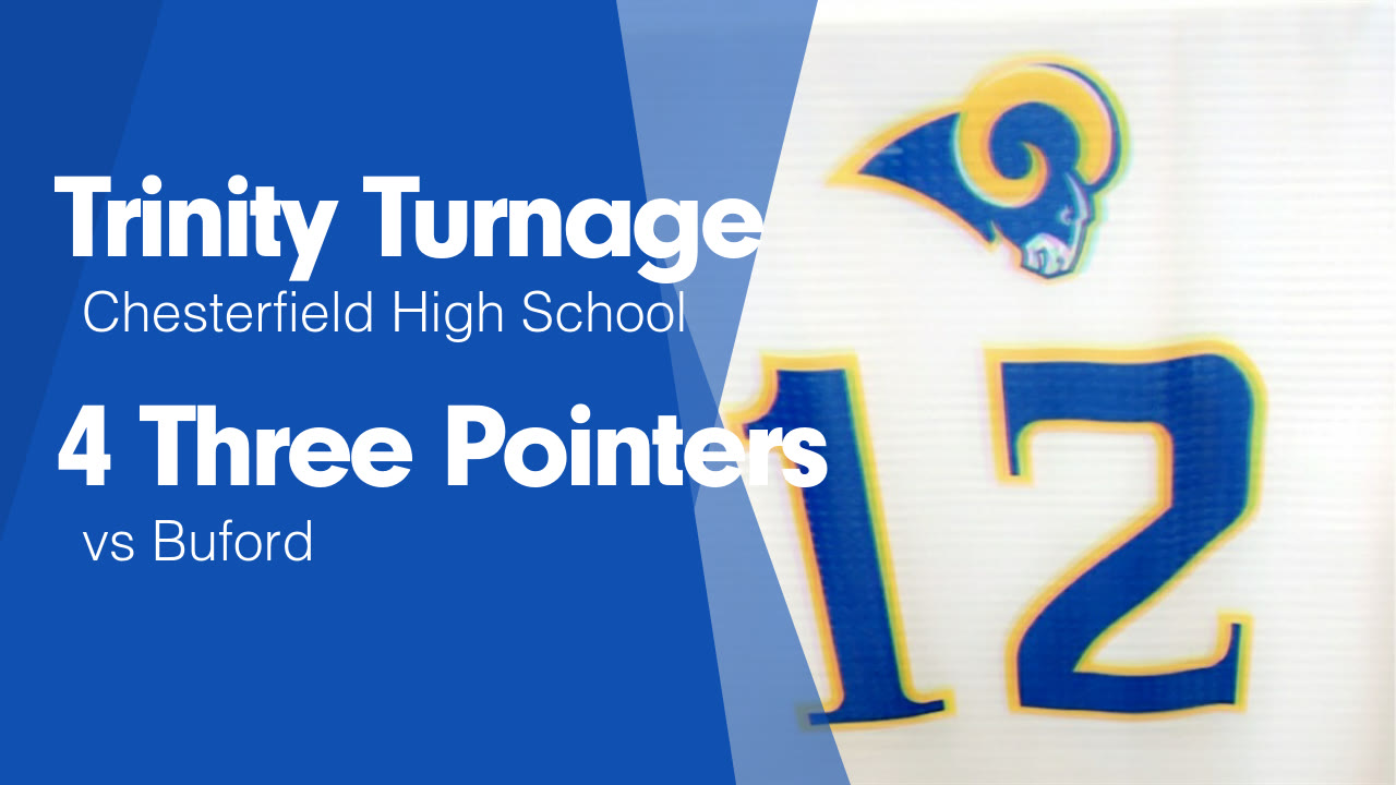 4 Three Pointers vs Buford - Trinity Turnage highlights - Hudl