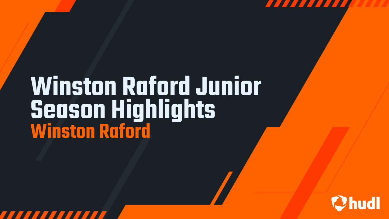 Winston Raford Junior Season Highlights - Winston Raford highlights - Hudl