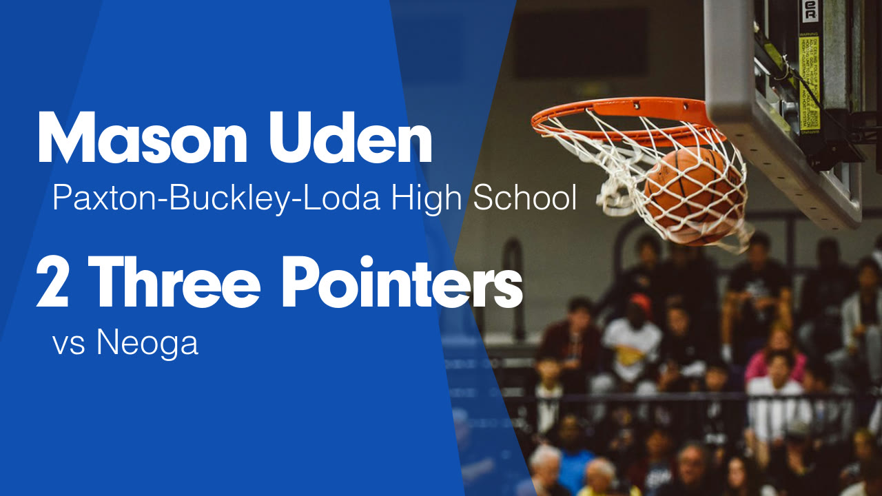 2 Three Pointers vs Neoga - Mason Uden highlights - Hudl