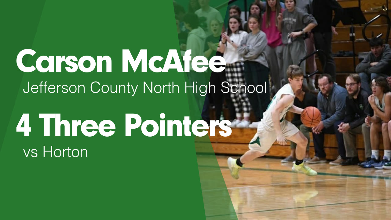 4 Three Pointers vs Horton - Carson McAfee highlights - Hudl