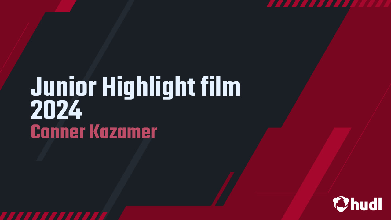 Junior Highlight film 2024 - Conner Kazamer highlights - Hudl