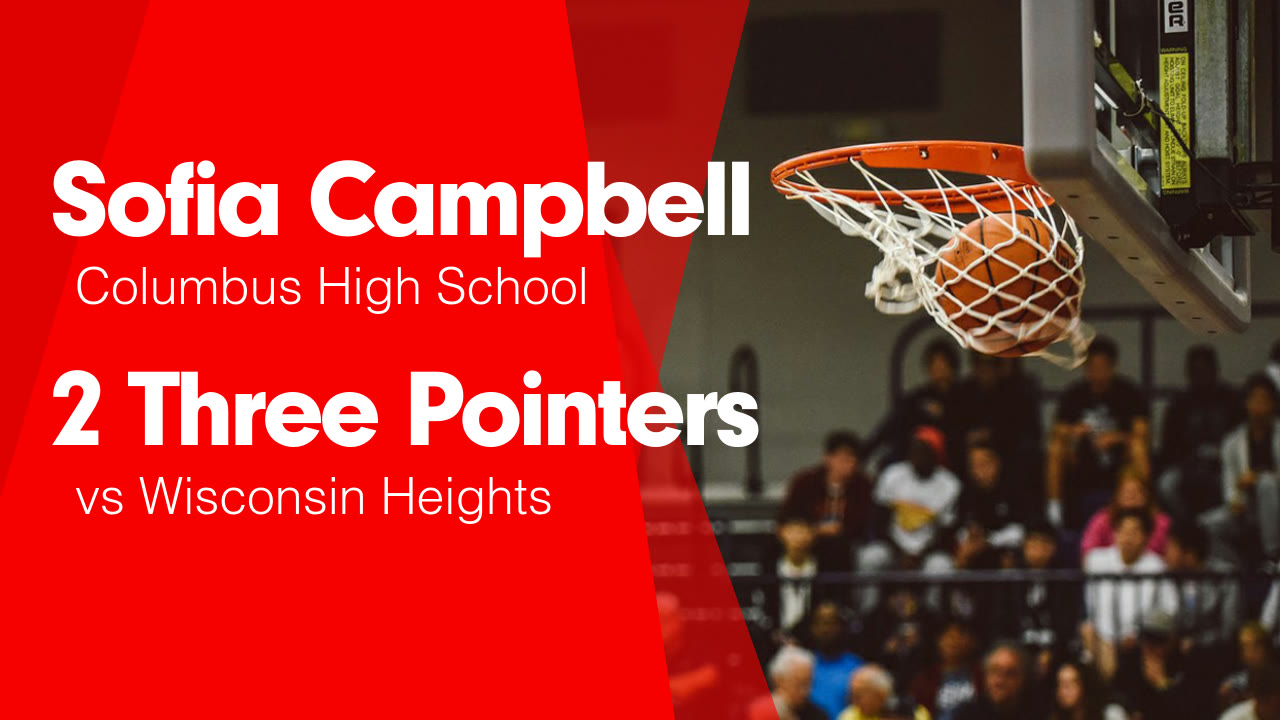 2 Three Pointers vs Wisconsin Heights - Sofia Campbell highlights - Hudl