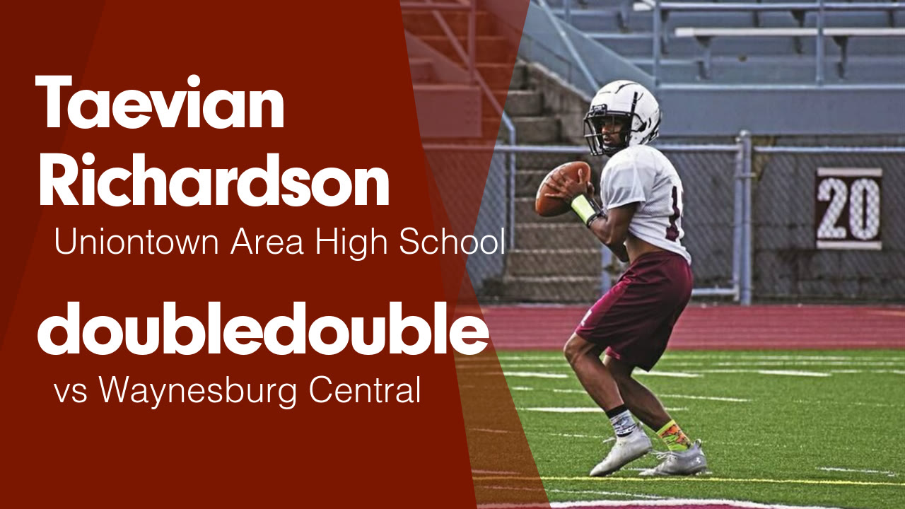 Double Double vs Waynesburg Central - Taevian Richardson highlights - Hudl