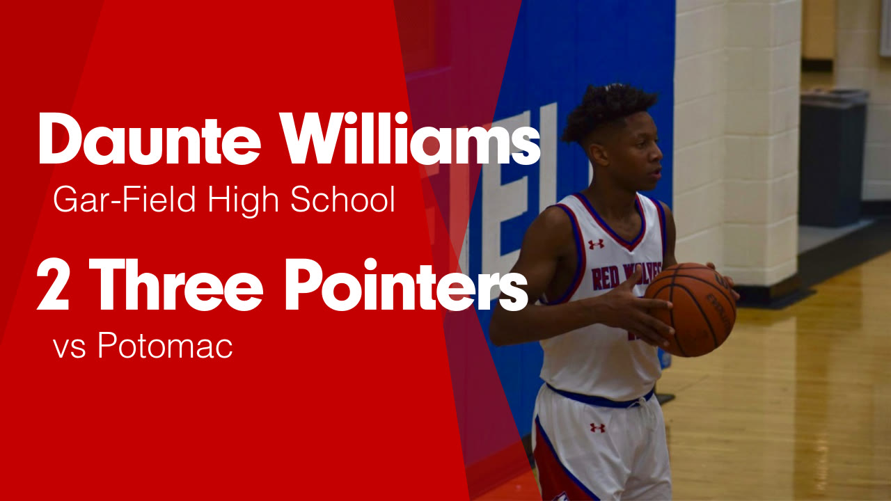 2 Three Pointers vs Potomac - Daunte Williams highlights - Hudl