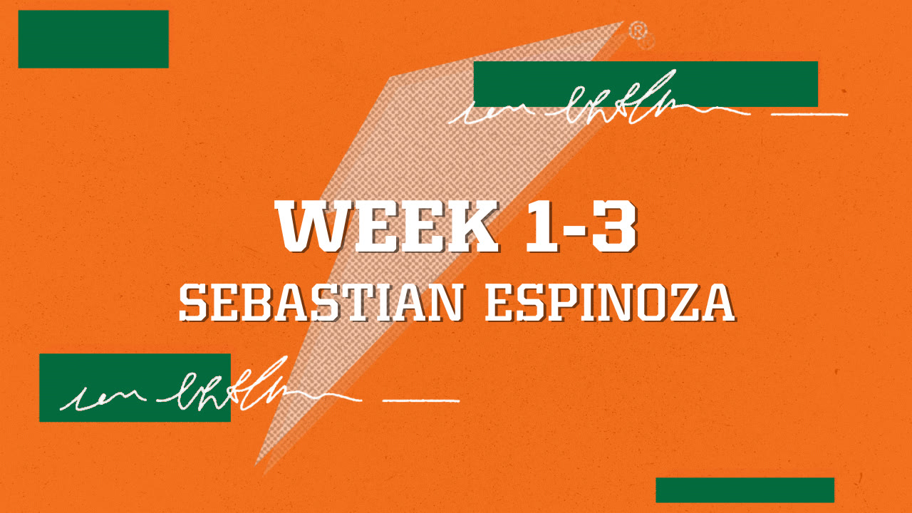 Week 1-3 - Sebastian Espinoza highlights - Hudl