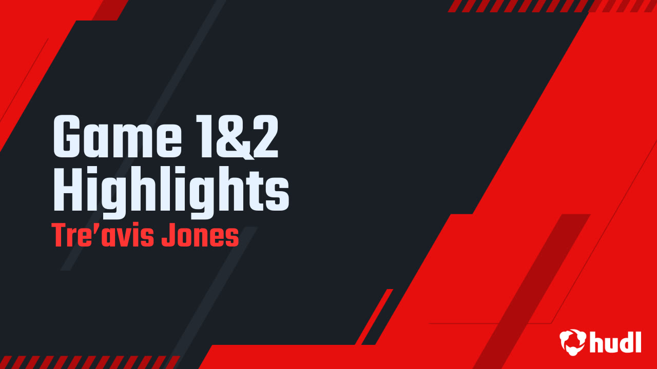 Game 1&2 Highlights - Tre’avis Jones highlights - Hudl