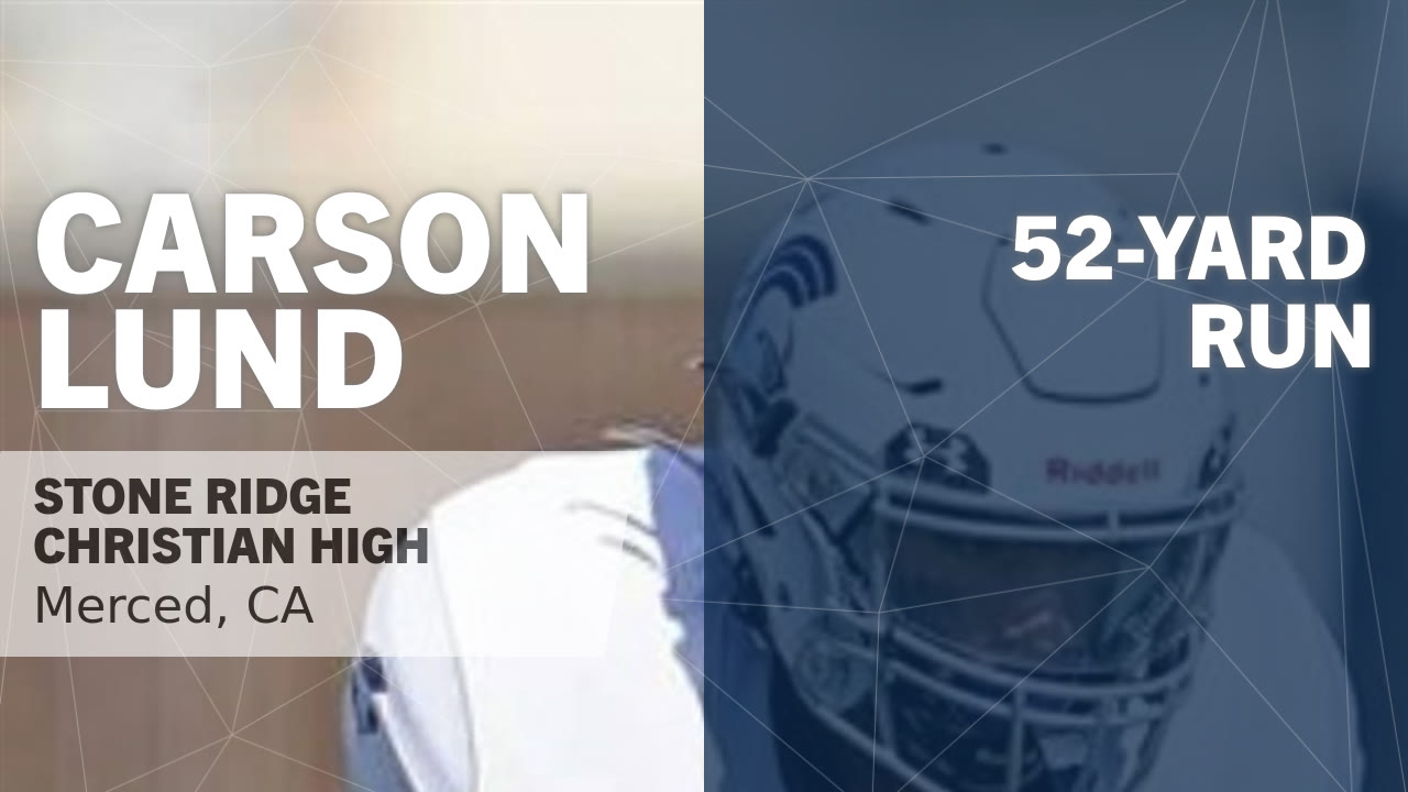 52-yard Run vs Millennium - Carson Lund highlights - Hudl