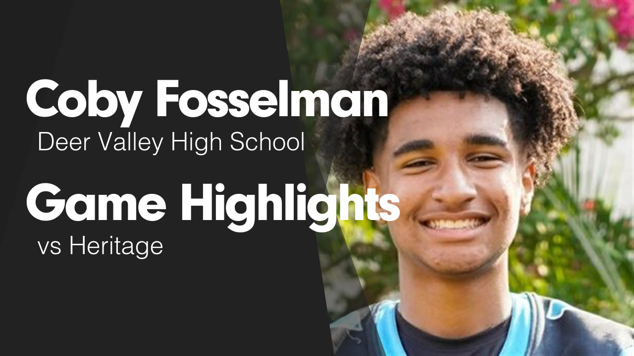 Game Highlights vs Heritage - Coby Fosselman highlights - Hudl
