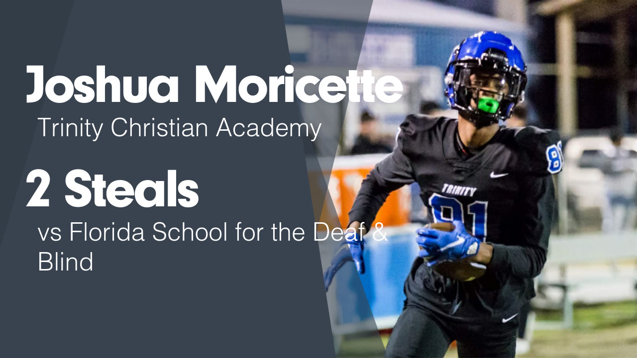 2 Steals vs Florida School for the Deaf & Blind - Joshua Moricette ...