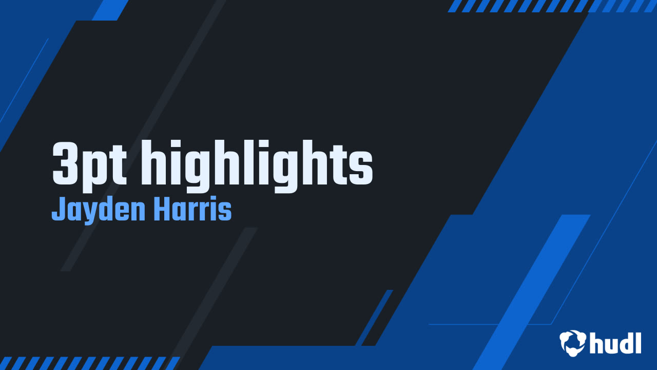 3pt highlights - Jayden Harris highlights - Hudl