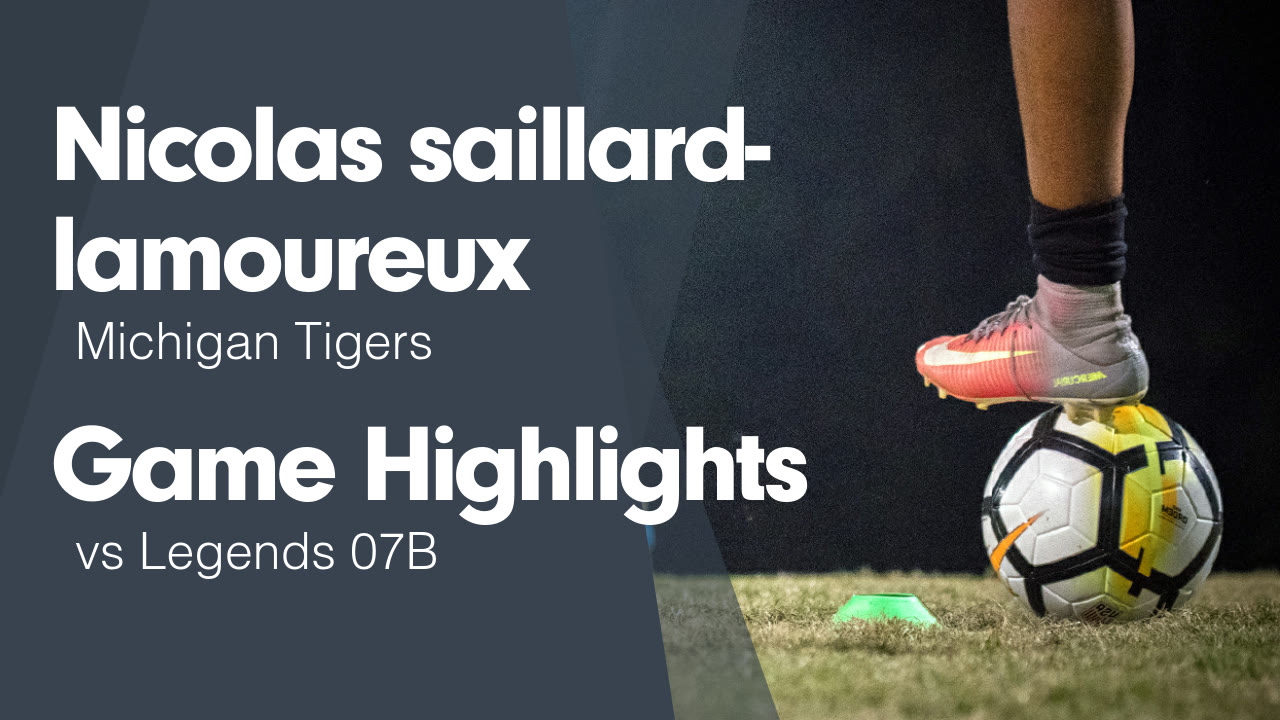 Game Highlights vs Legends 07B - Nicolas saillard-lamoureux highlights ...
