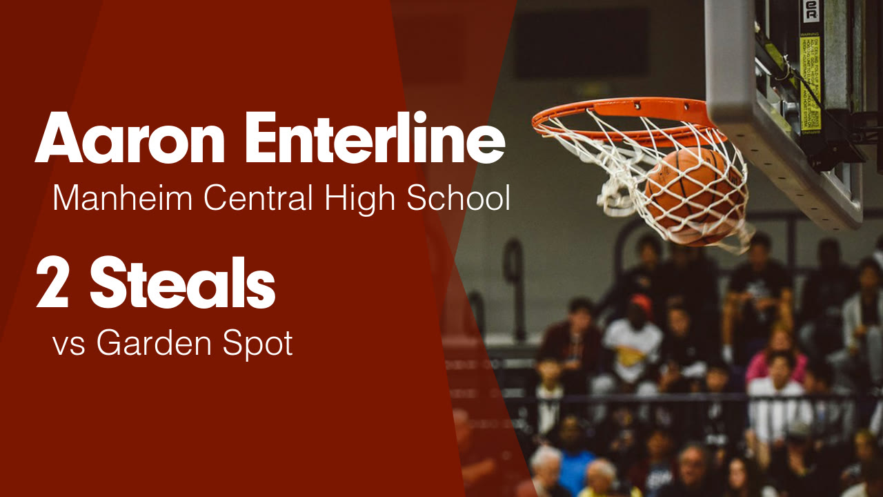 2 Steals vs Garden Spot - Aaron Enterline highlights - Hudl