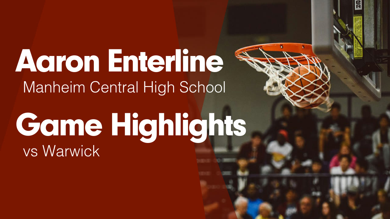 Game Highlights vs Warwick - Aaron Enterline highlights - Hudl