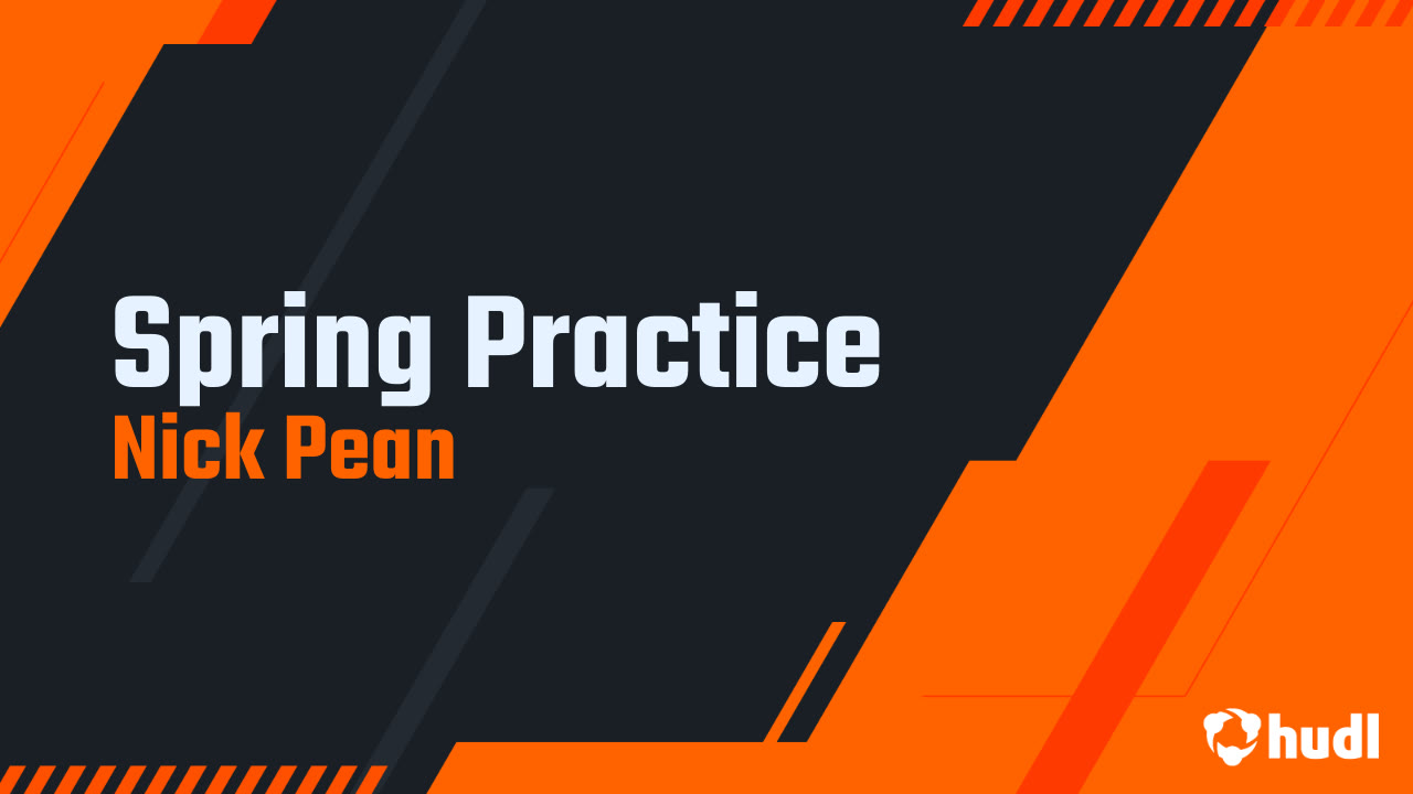 Spring Practice - Nick Pean highlights - Hudl