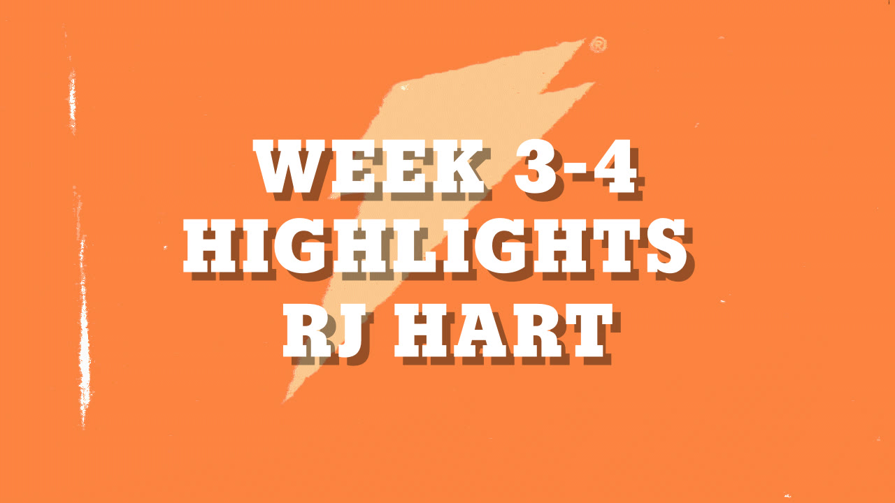 Week 3-4 highlights - RJ Hart highlights - Hudl