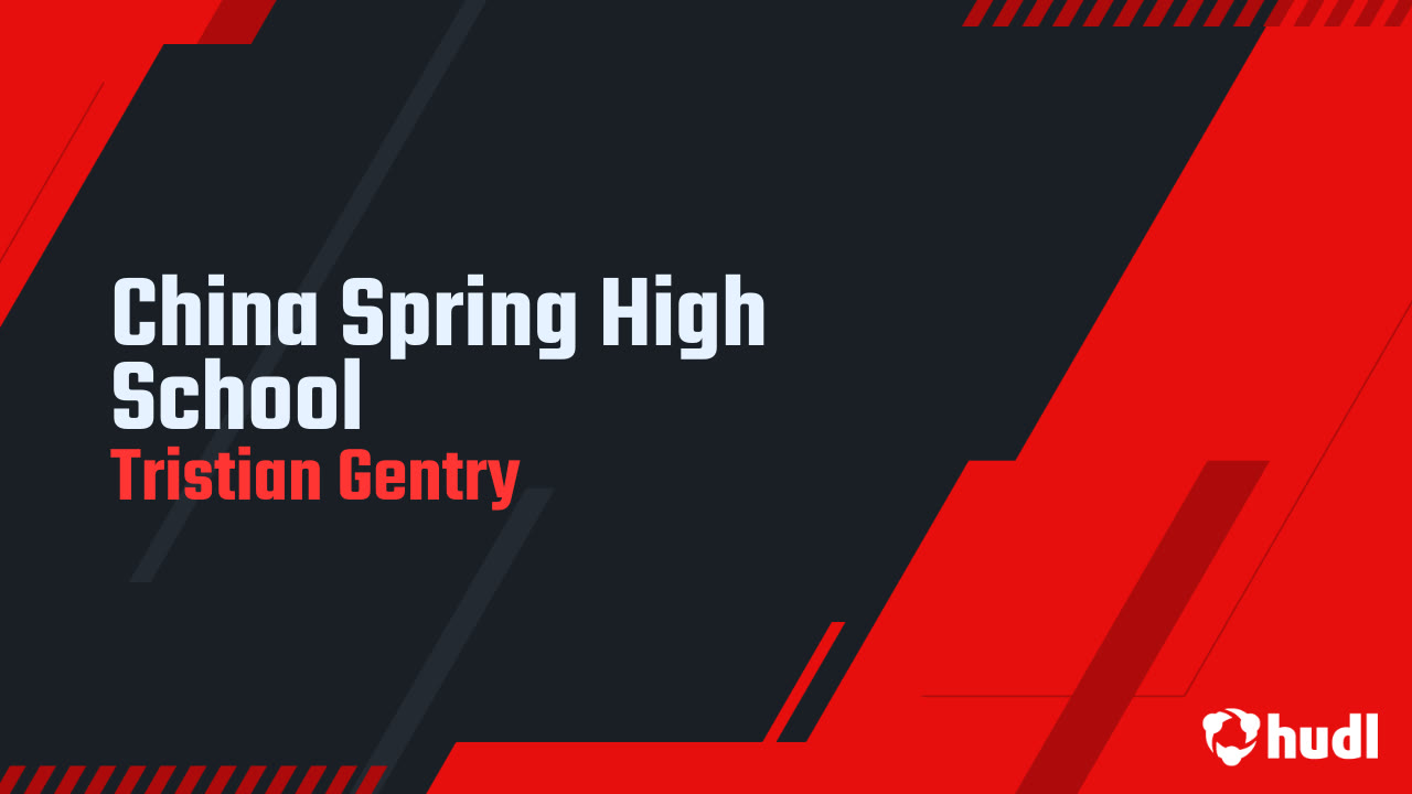 China Spring High School - Tristian Gentry highlights - Hudl