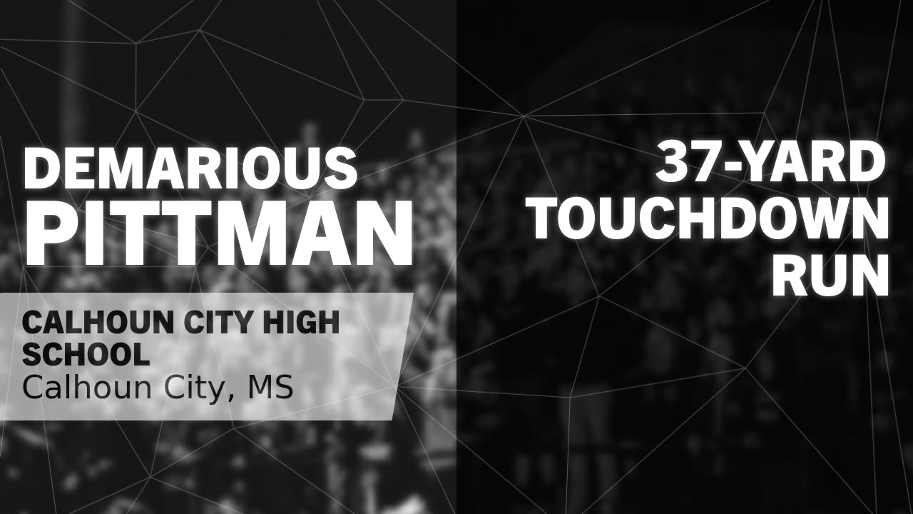 37-yard Touchdown Run vs Bruce - Demarious Pittman highlights - Hudl