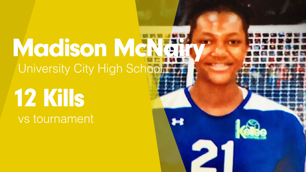 12 Kills vs tournament - Madison McNairy highlights - Hudl