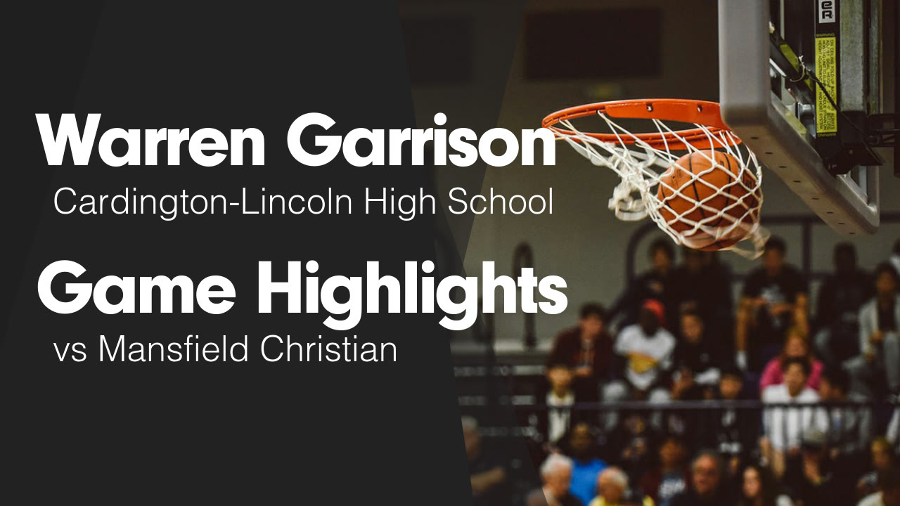 Game Highlights vs Mansfield Christian - Warren Garrison highlights - Hudl