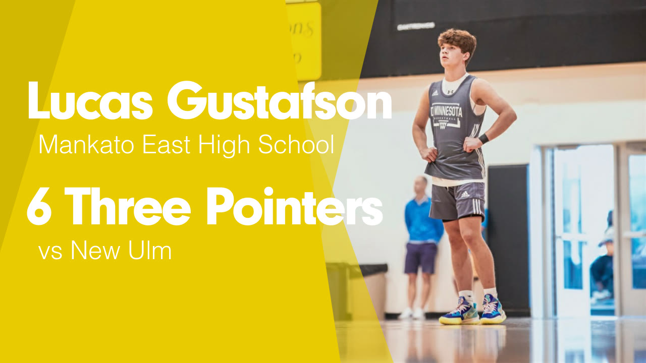 6 Three Pointers vs New Ulm - Lucas Gustafson highlights - Hudl