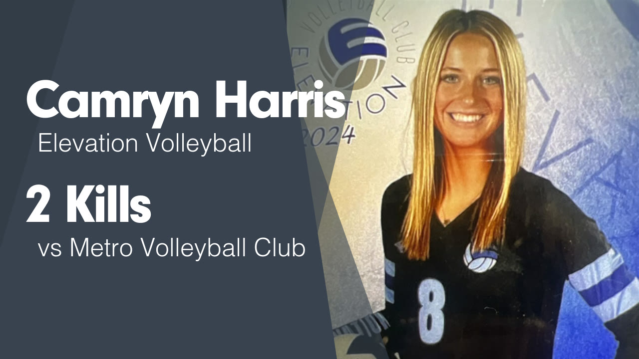 2 Kills vs Metro Volleyball Club - Camryn Harris highlights - Hudl