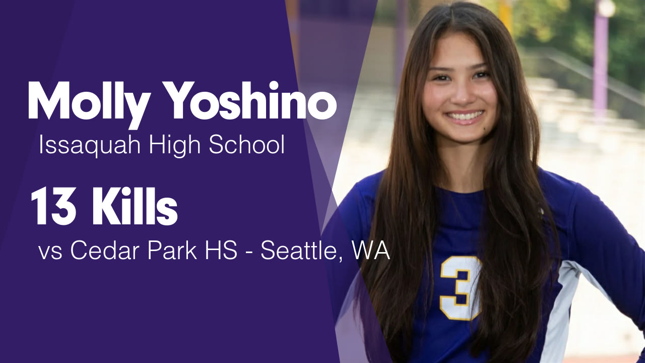 13 Kills vs Cedar Park HS - Seattle, WA - Molly Yoshino highlights - Hudl