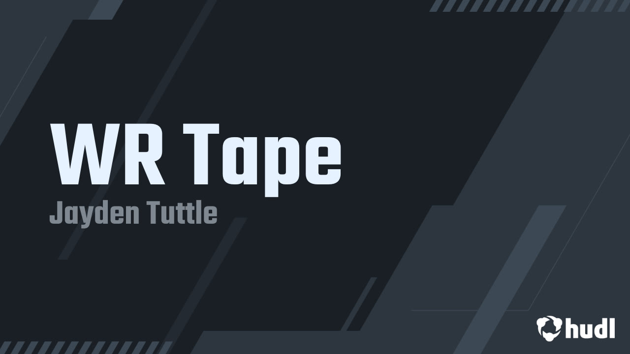 WR Tape - Jayden Tuttle highlights - Hudl