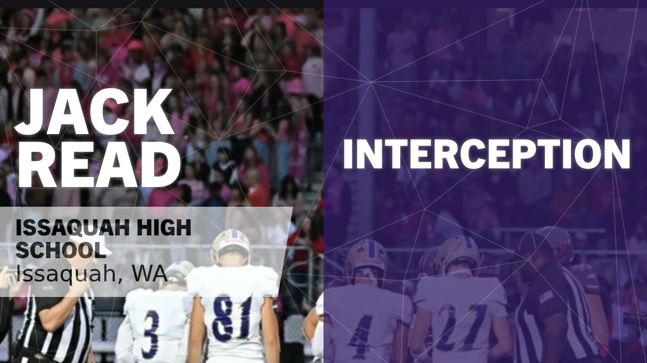 Interception vs Tahoma - Jack Read highlights - Hudl