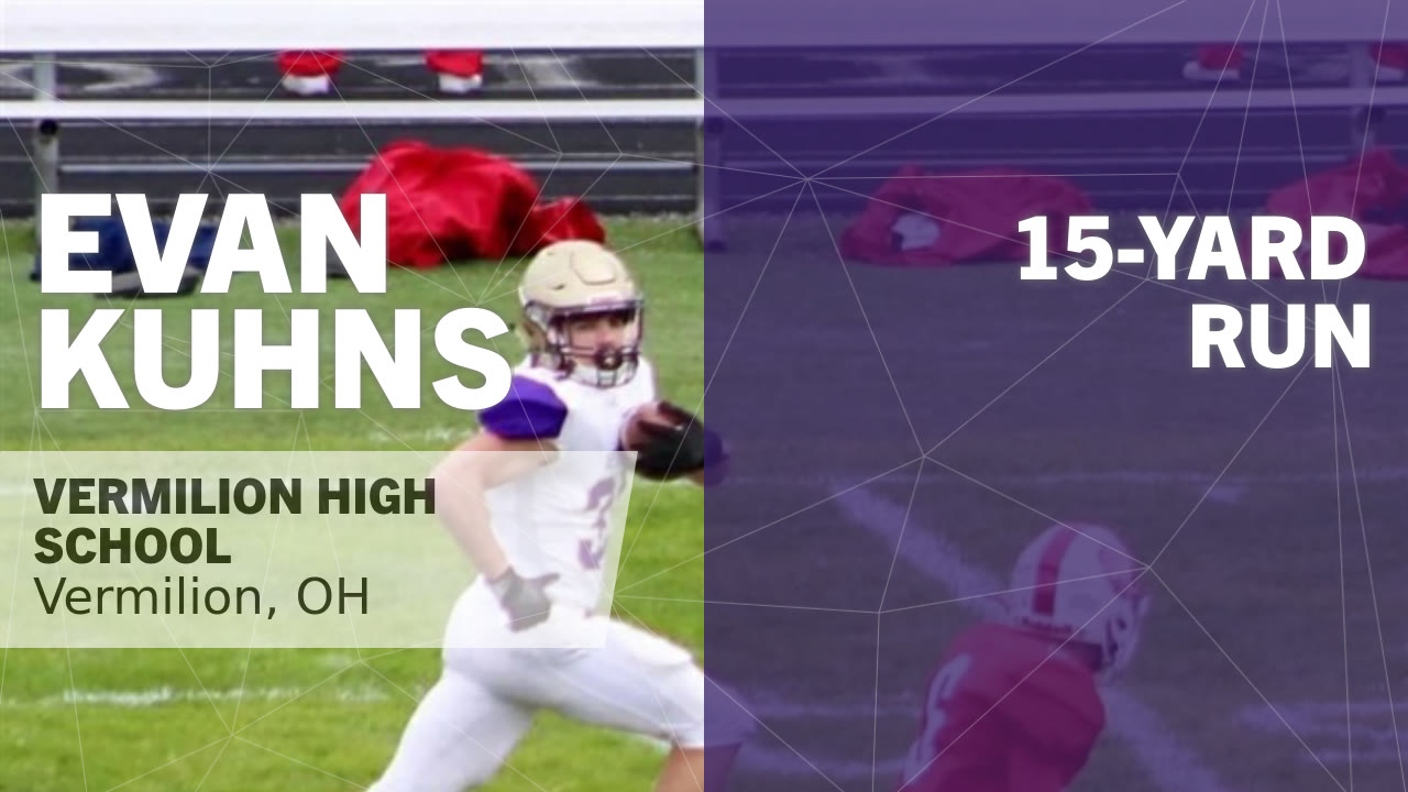 15-yard Run vs Huron - Evan Kuhns highlights - Hudl