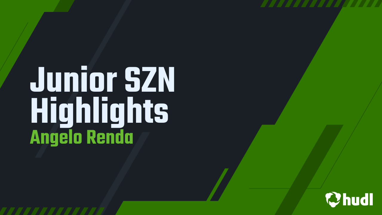 Junior SZN Highlights - Angelo Renda highlights - Hudl