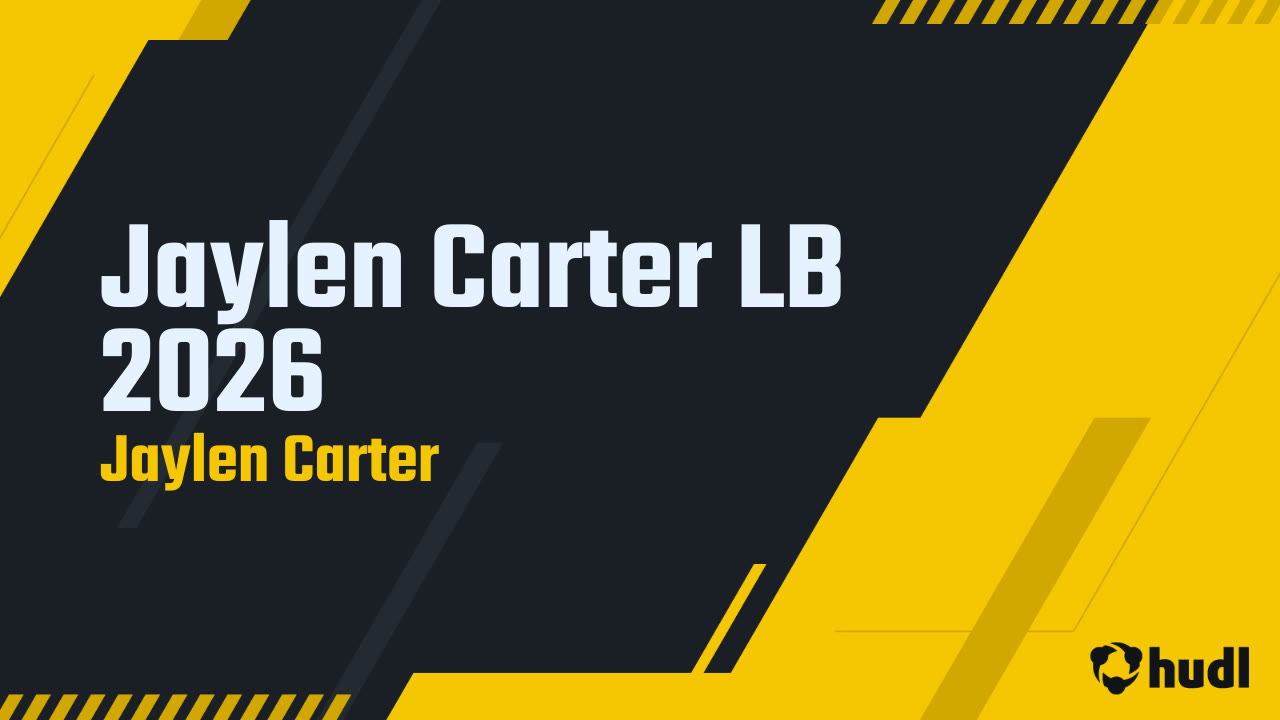 Jaylen Carter LB 2026 - Jaylen Carter highlights - Hudl