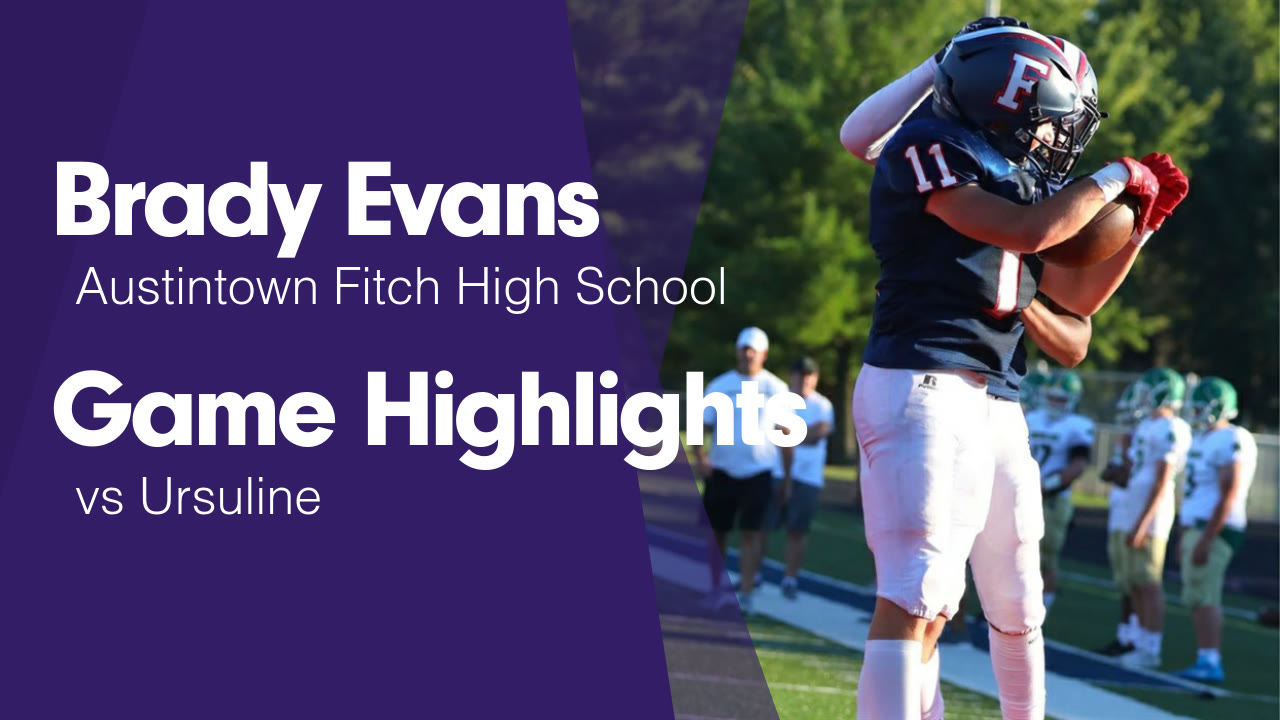 Game Highlights vs Ursuline - Brady Evans highlights - Hudl