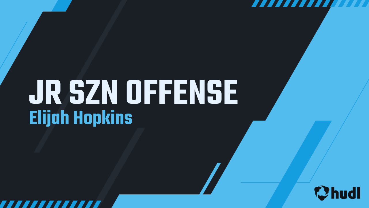 JR SZN OFFENSE - Elijah Hopkins highlights - Hudl