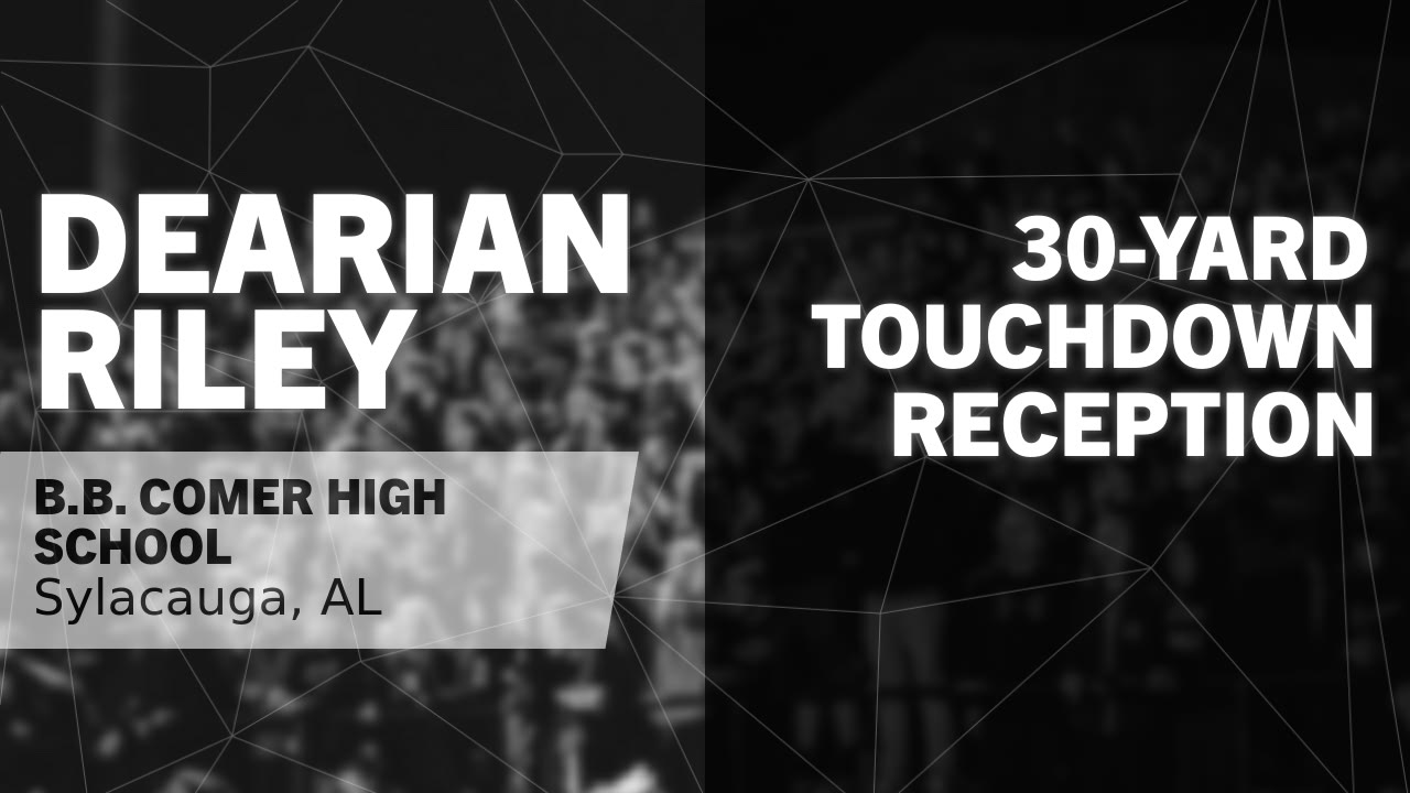 30-yard Touchdown Reception vs Vincent - Dearian Riley highlights - Hudl